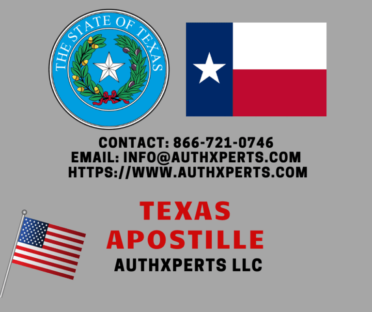 Texas Apostille – Authxperts LLC Apostille Services
